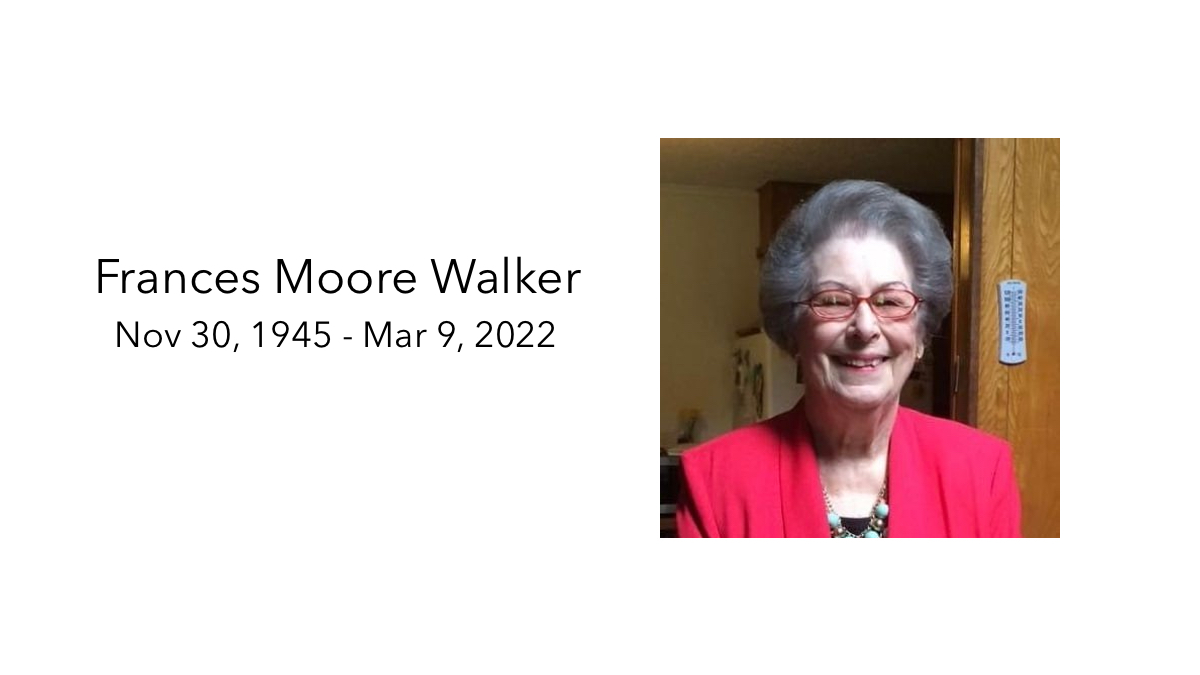Frances Moore Walker - Mineral Wells Area News